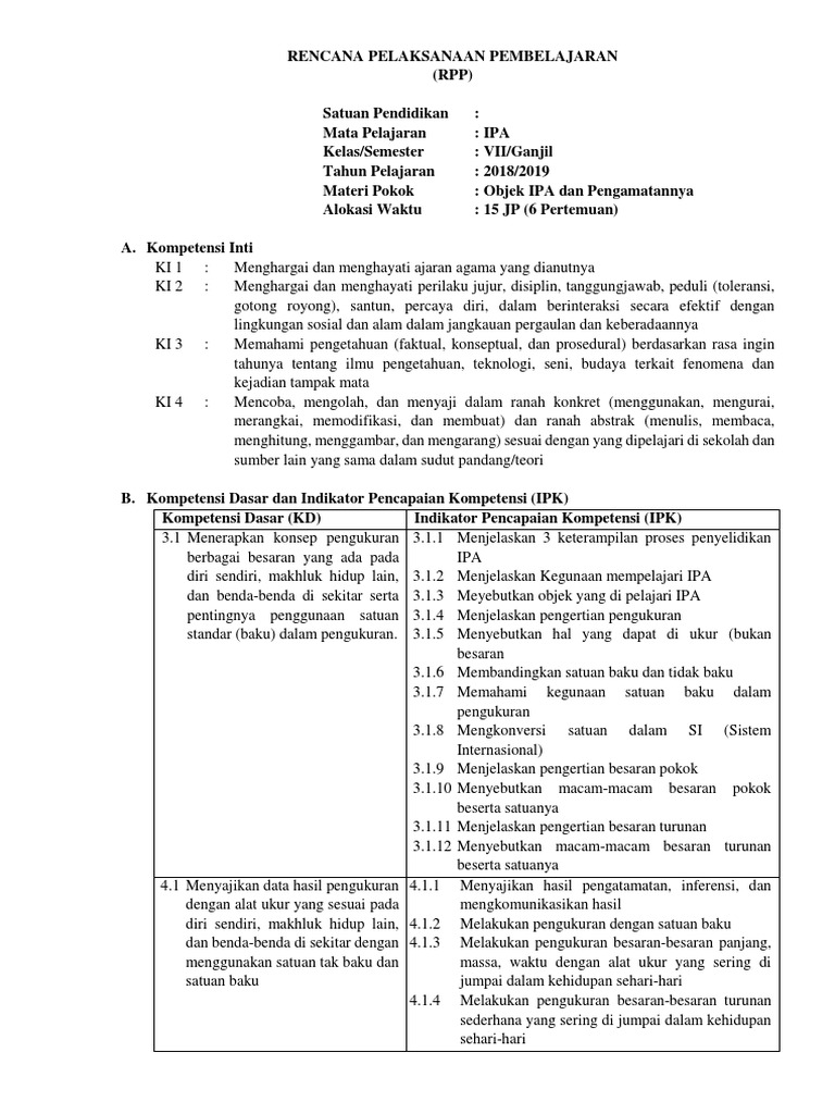 Objek IPA Dan Pengamatannya | PDF