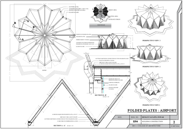 Folded Plates | PDF | Art Media | Structural Engineering