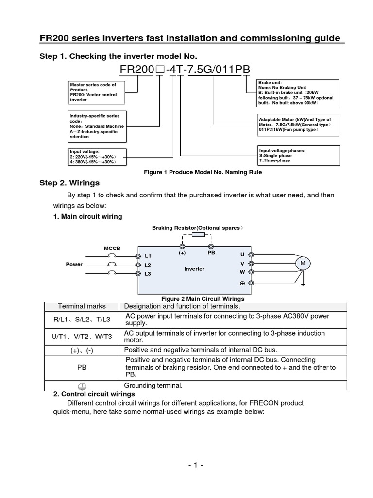 FR200 User Manual EN V1.5 - 20180821 | PDF | Power Inverter | Electric ...
