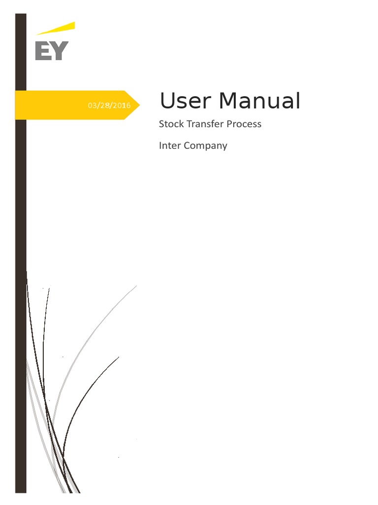 Intercompany Stock Transfer Guide | PDF | Receipt | Menu (Computing)