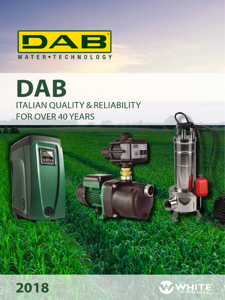DAB Pumps Product Brochure | PDF | Pump | Hvac