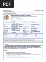 Apsrtc Ticket | PDF | Ticket (Admission) | Fare