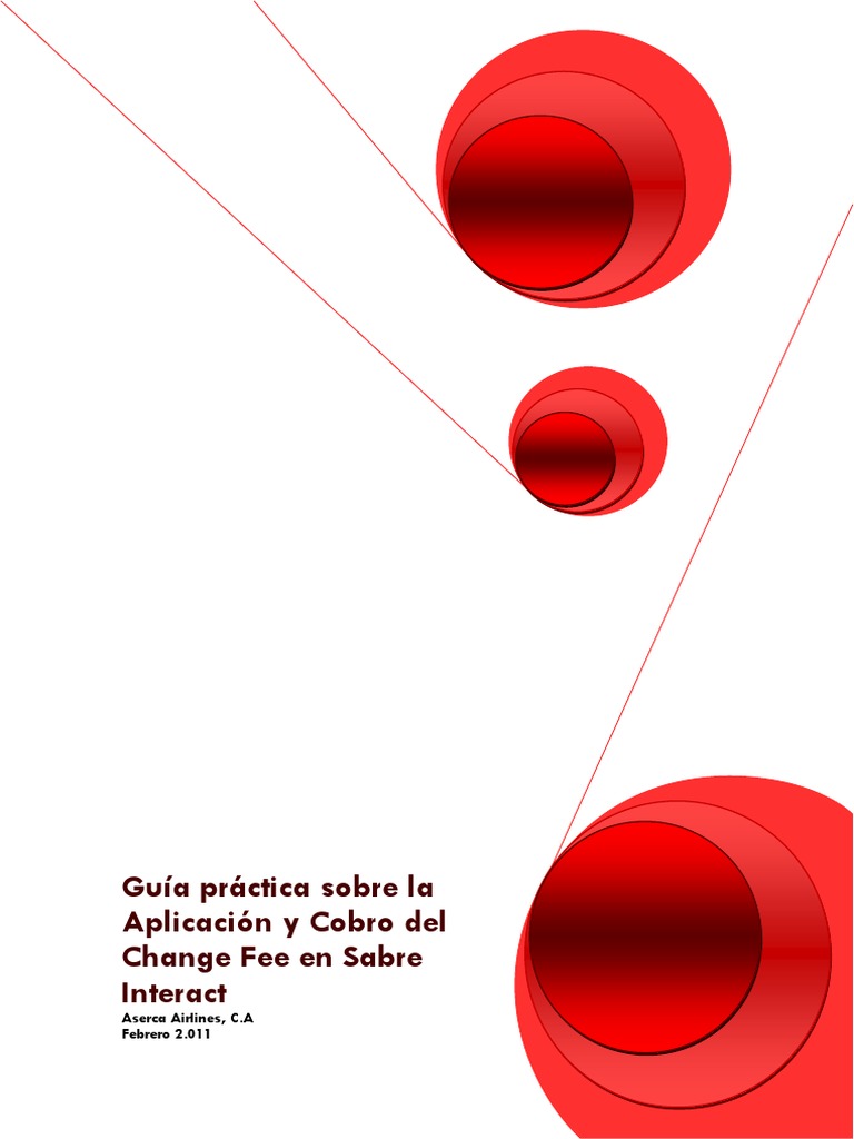 Guía Práctica Change Fee en Sabre Interact | PDF