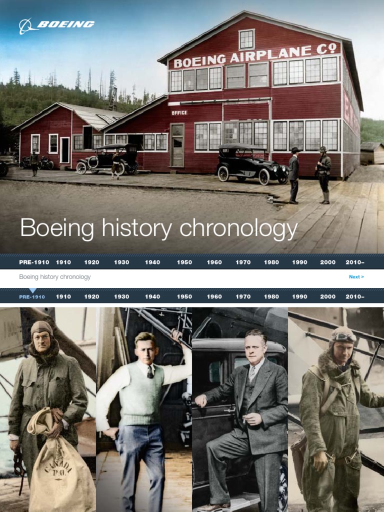 Boeing Chronology PDF | PDF | Douglas Aircraft Company | Boeing