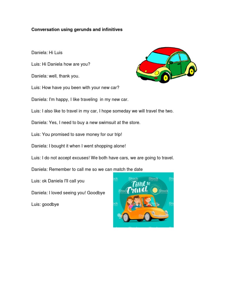 Conversation Using Gerunds and Infinitives | PDF