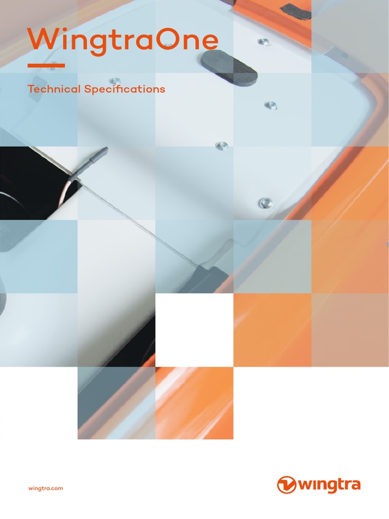 WingtraOne Drone Technical Specs | PDF | Battery Charger | Pixel