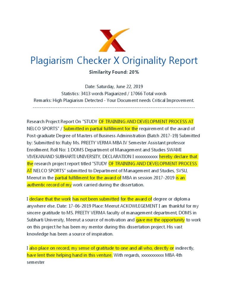 PCX - Report | PDF | Mentorship | Goal