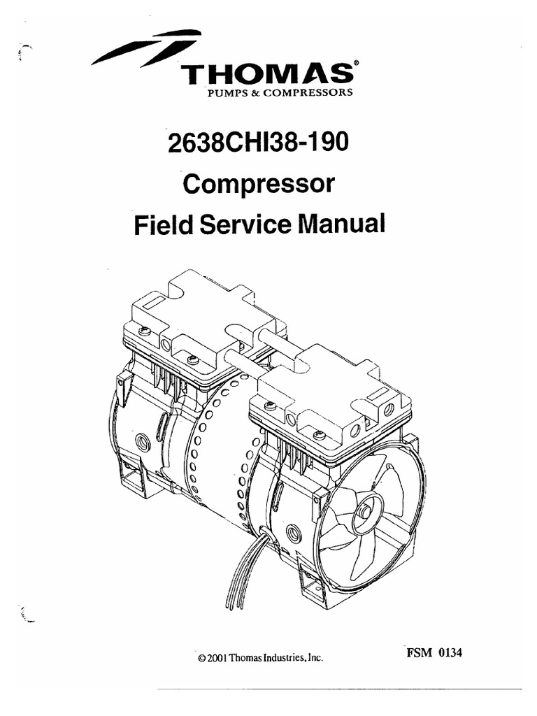 Thomas Air Compressor Service Manual | PDF