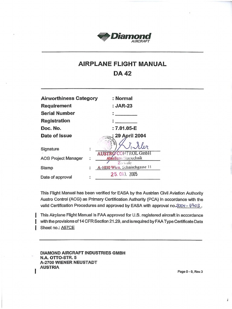 DA42-TDI Basic Manual | PDF | Airspeed | Altitude