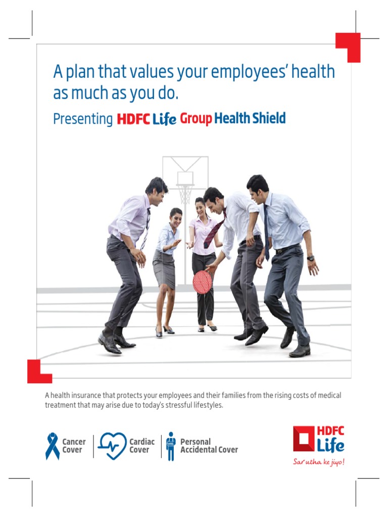 HDFC-Life Group Health Shield Brochure V1 | PDF | Insurance | Medical ...