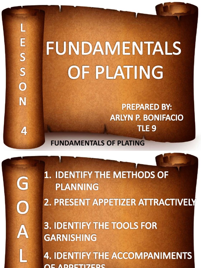 Fundamentals of Plating | PDF | Knife | Foods