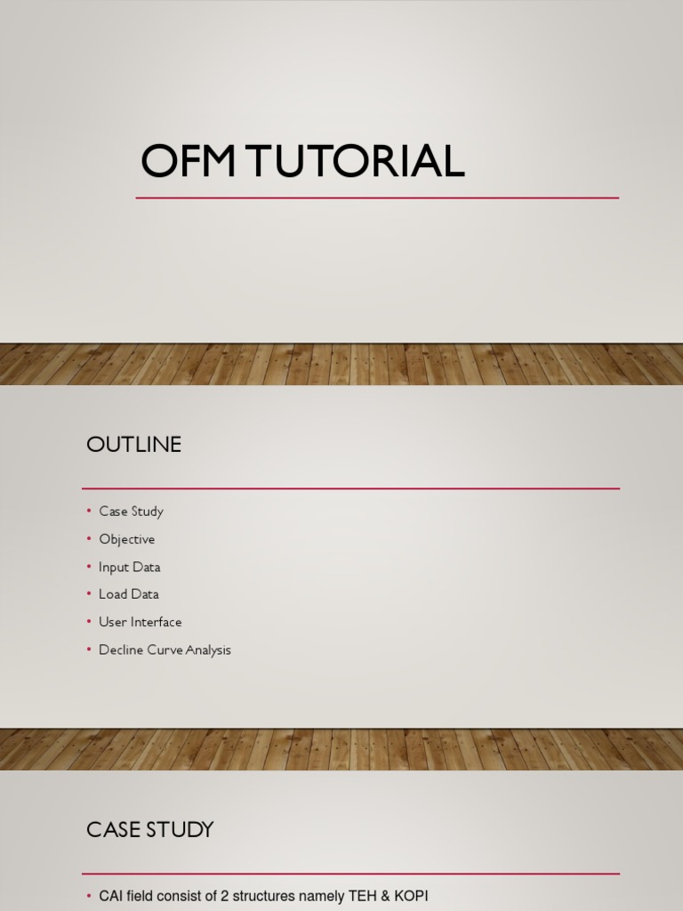 OFM Tutorial | PDF | Microsoft Access | Computer Data