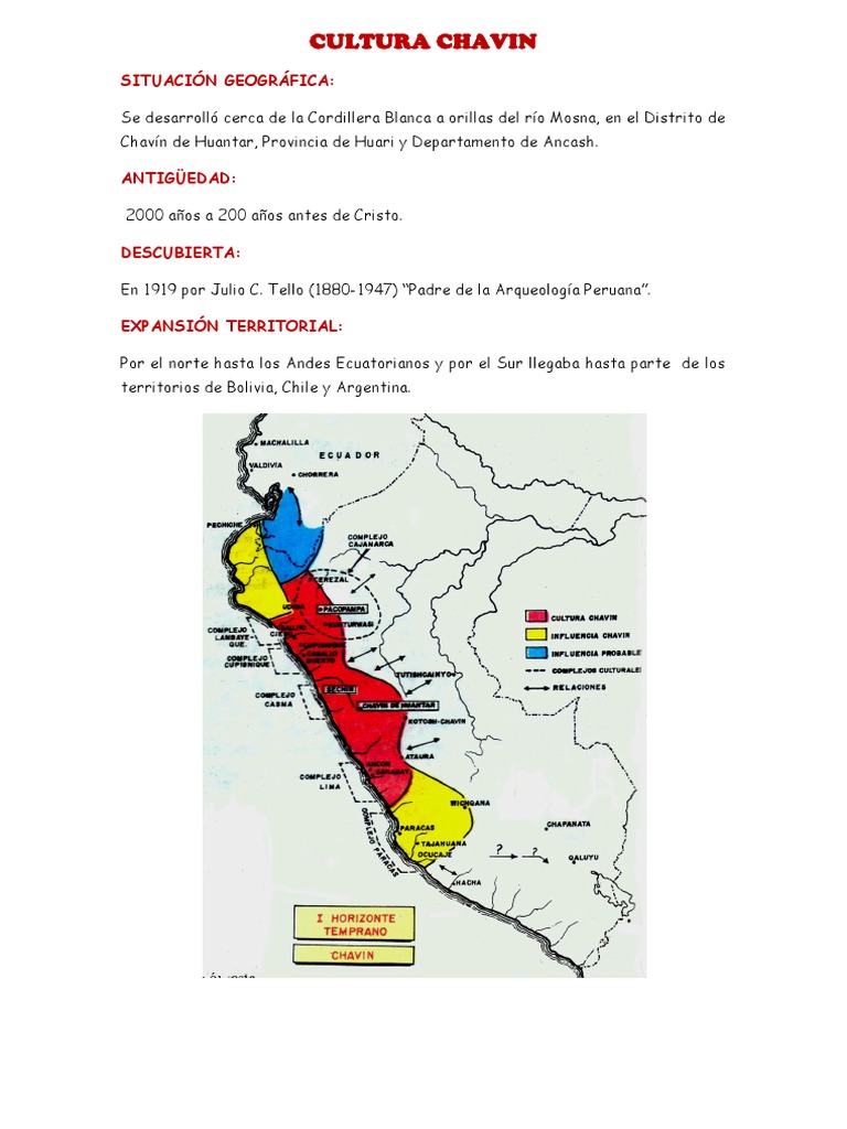 Cultura Chavin | PDF