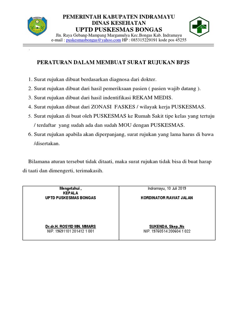 Aturan Surat Rujukan BPJS | PDF | Kesehatan Holistik
