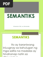 Semantika Module | PDF