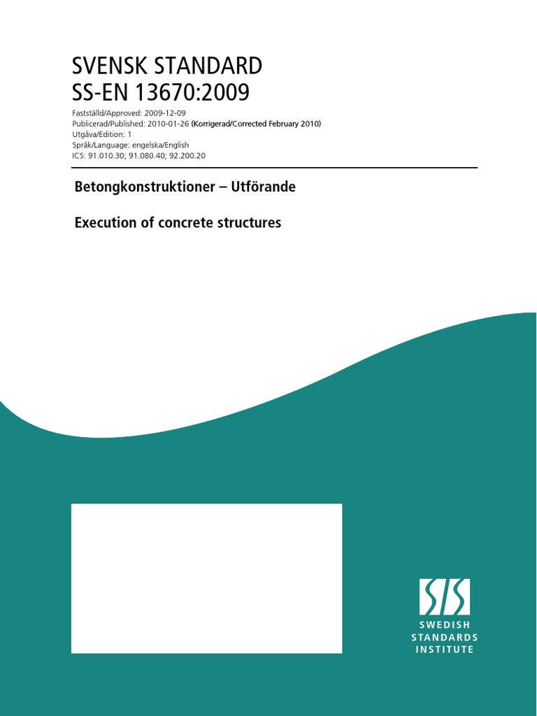 SS en 13670 2009 en PDF | PDF