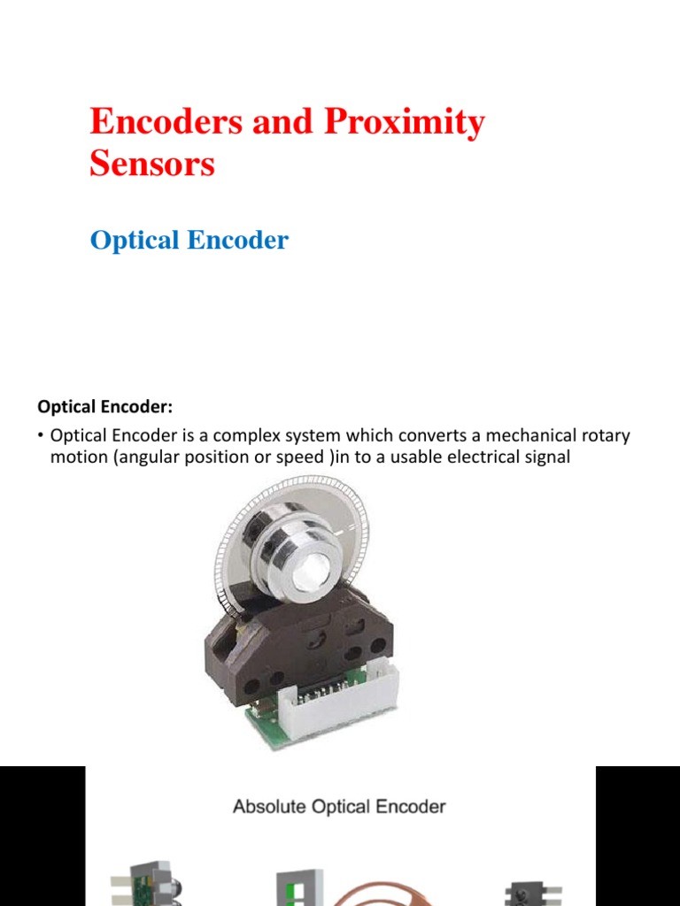 Encoder and Proximity Sensor | PDF | Capacitor | Inductor