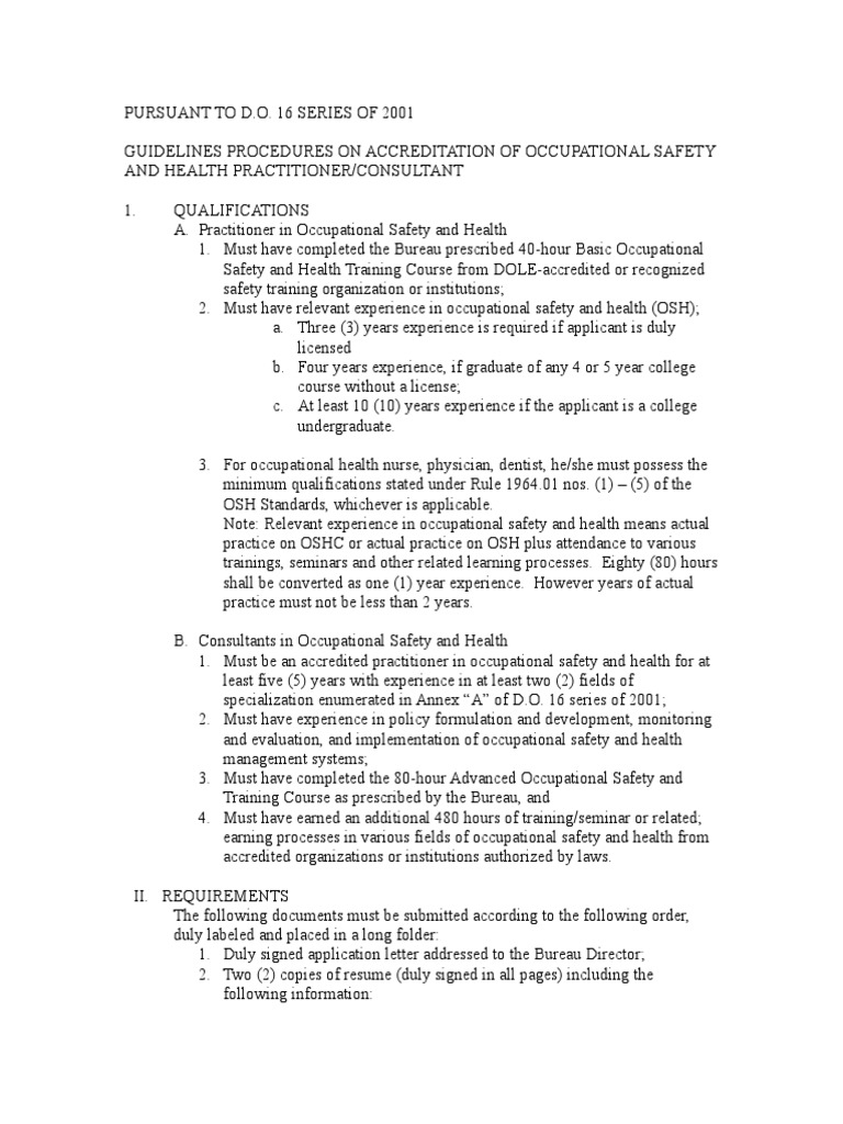 Application For Safety Practitioner | PDF | Occupational Safety And ...