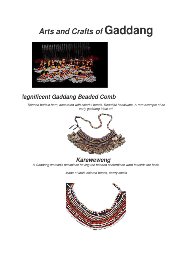 The Artistic Tradition of Beadwork among the Gaddang People: Treasured ...