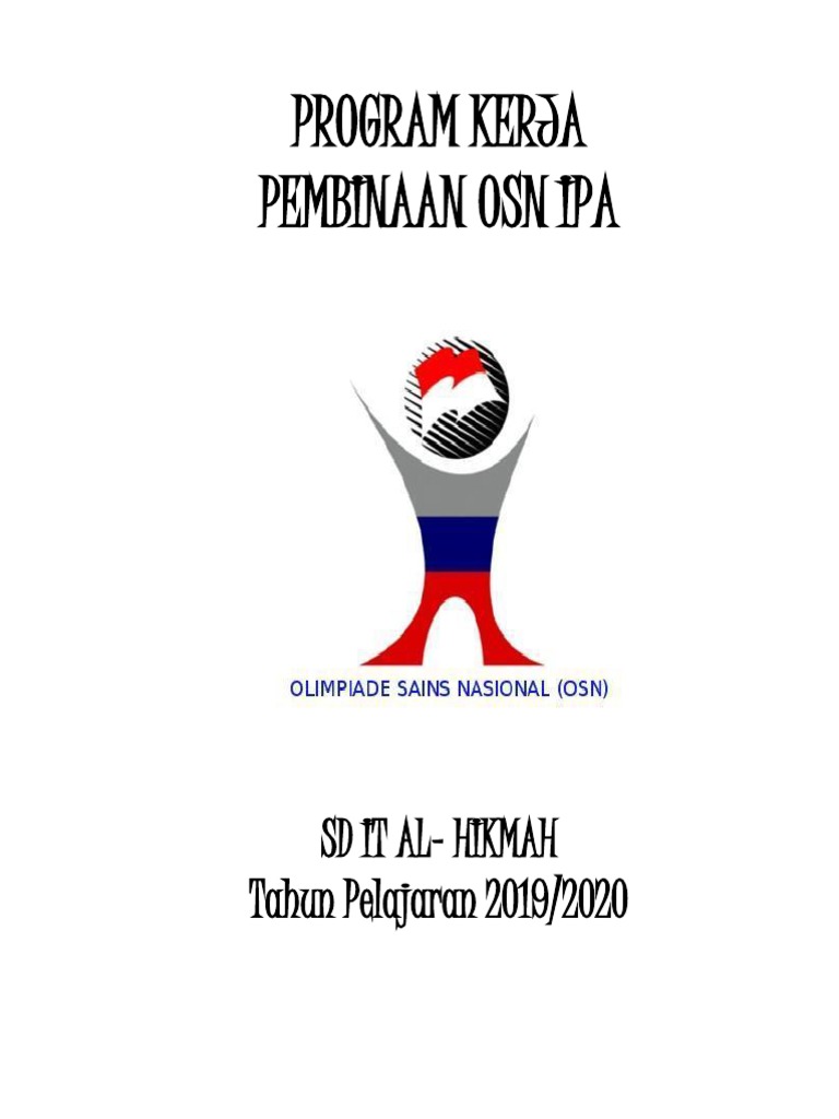 Program Kerja Pembinaan Osn IPA | PDF