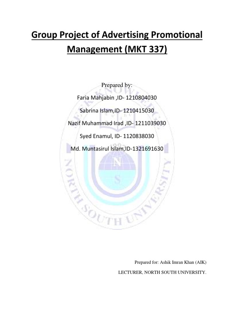 Group Project Marketing Plan for Proposed A-Levels College (MKT 337 ...