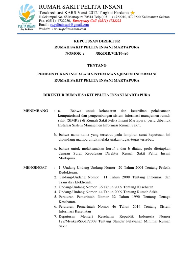 SK UNIT SIM RS RSPI | PDF | Komputer