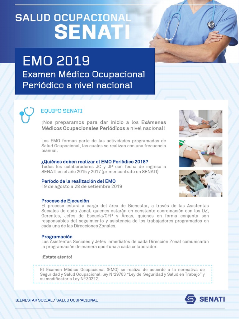 Exámenes Médicos Ocupacionales 2019 | PDF