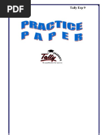 Tally Exam Paper 2018 | PDF | Business | Economies