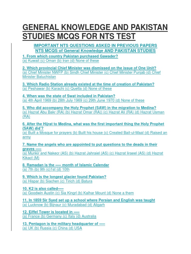 NTS Test Material | PDF | Wound | Troposphere