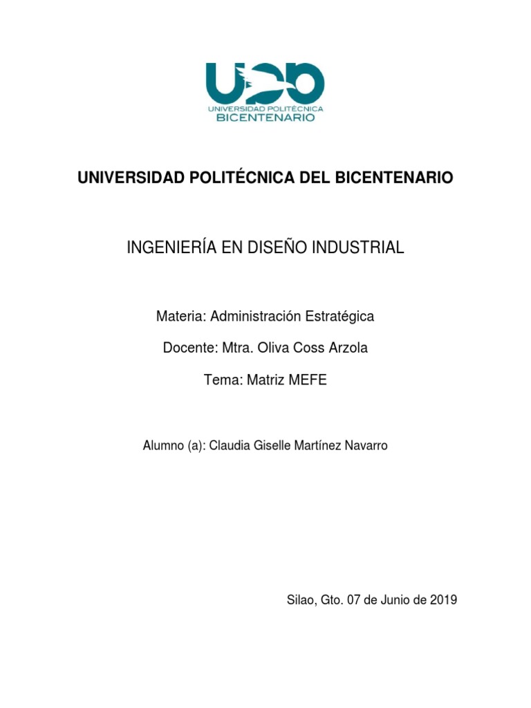 Matriz MAFE | PDF | Economias | Business