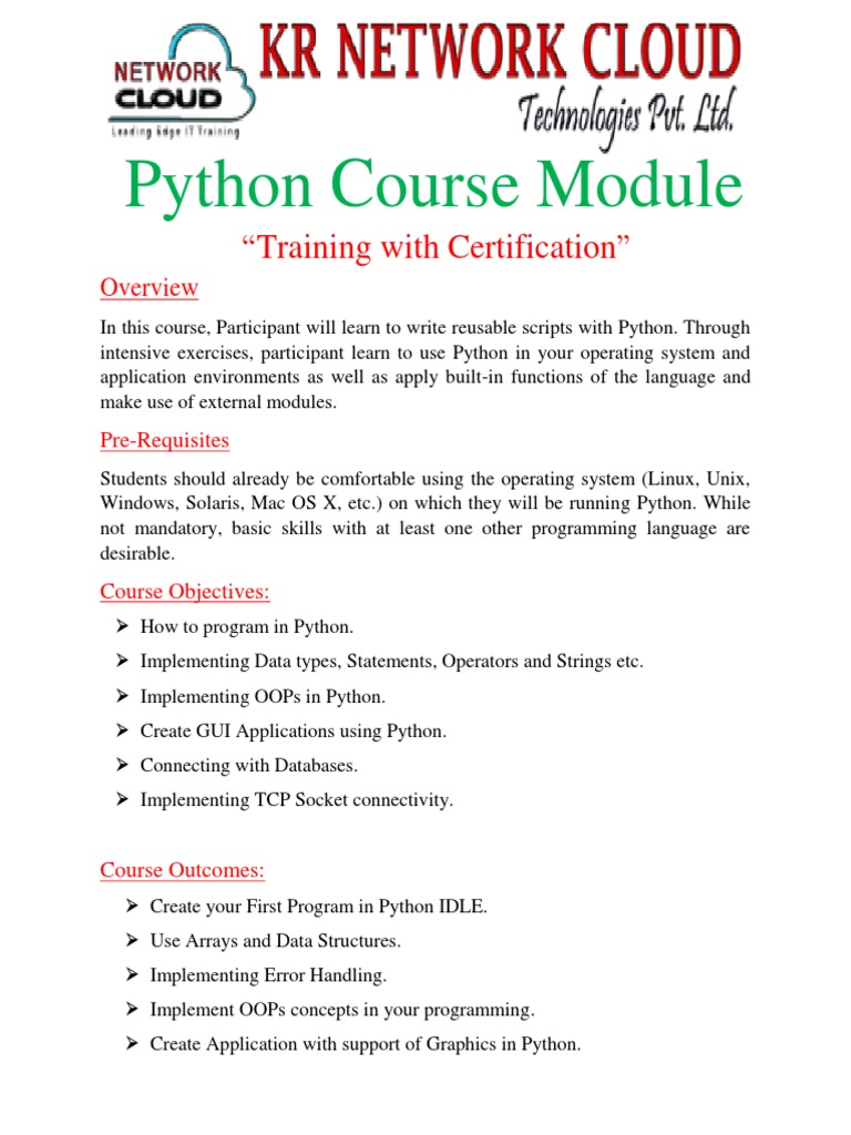 Python Star Course Content | PDF | Python (Programming Language) | Object Oriented Programming