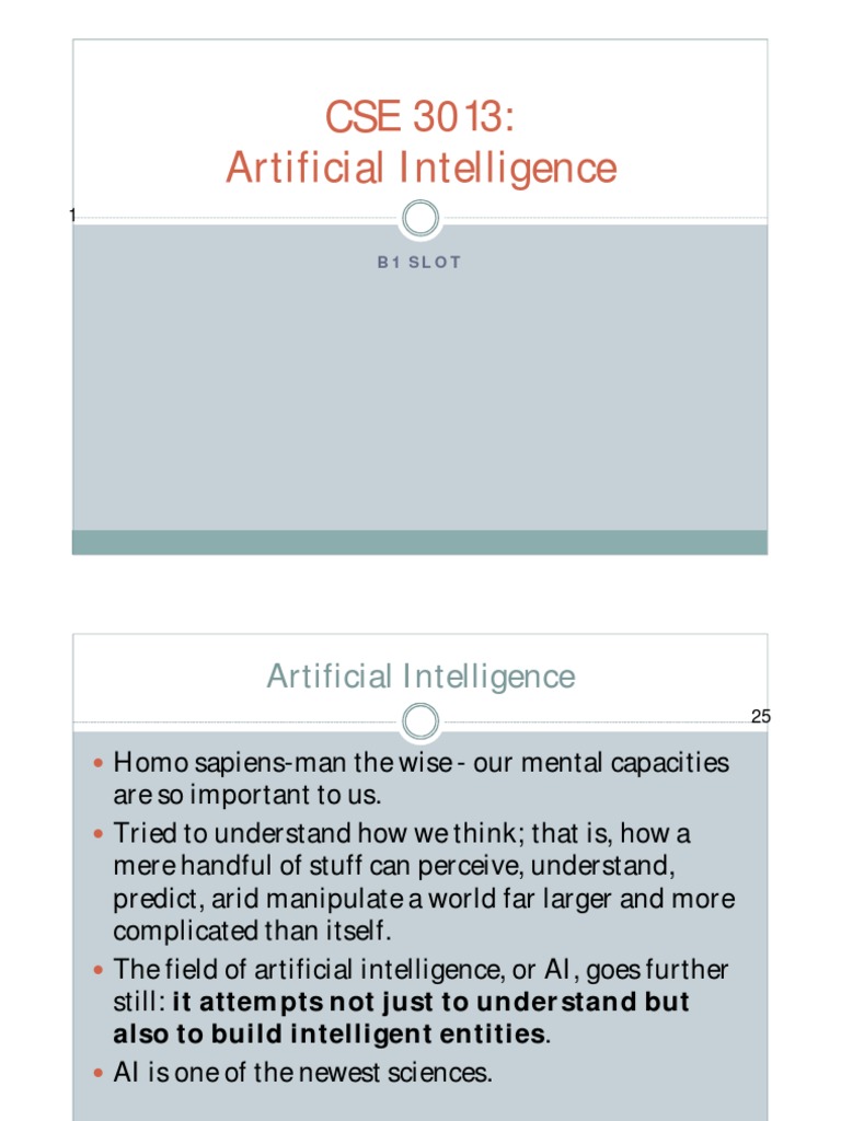 Artificial Intelligence | PDF | Artificial Intelligence | Intelligence ...