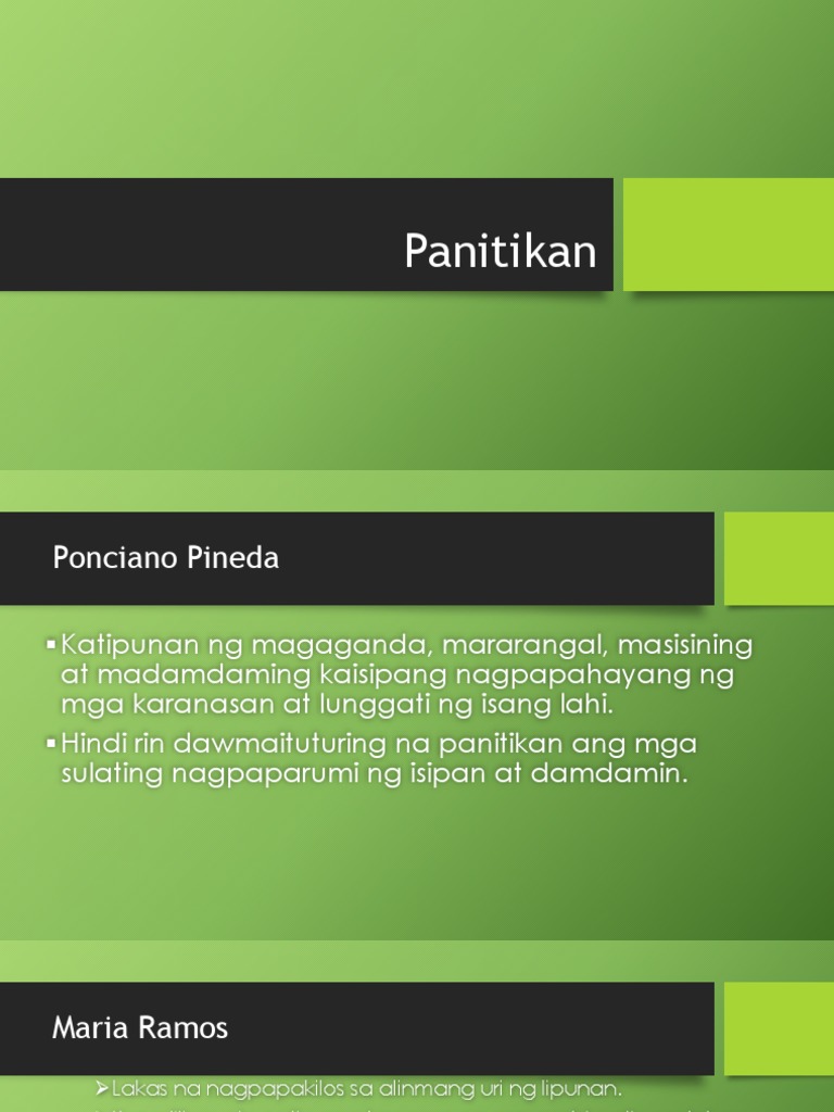 PPT-Panitikan at Panunuri | PDF