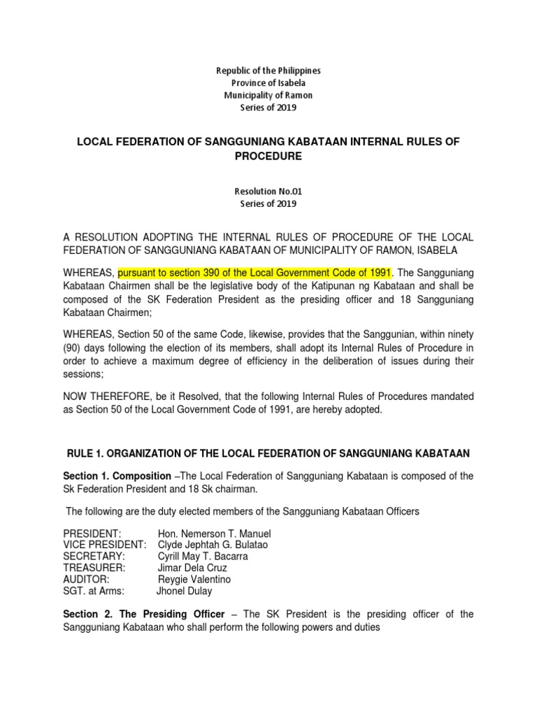 Irp SK | PDF | Quorum | Rules