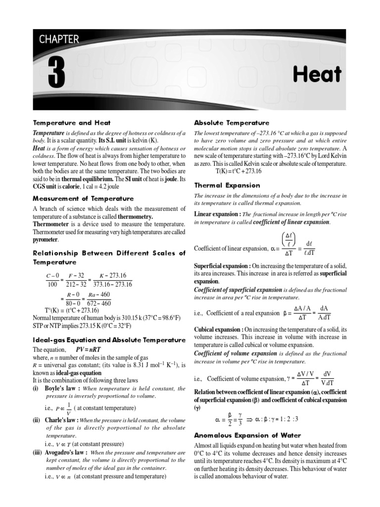 Heat | PDF | Temperature | Heat