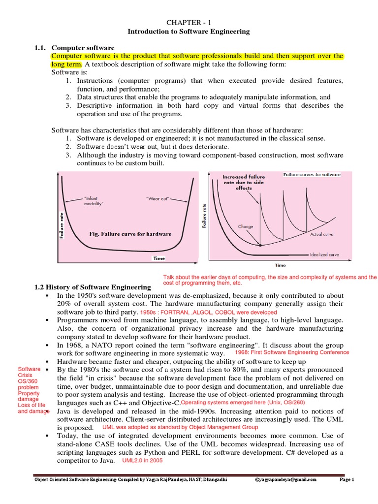 Object Oriented Software Engineering Chapter 1 | PDF | Unified Modeling ...