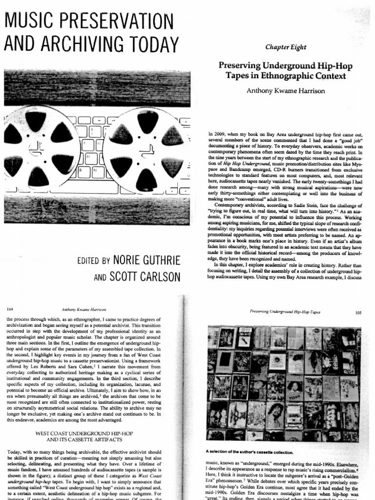 Music Preservation and Archiving Guide | PDF