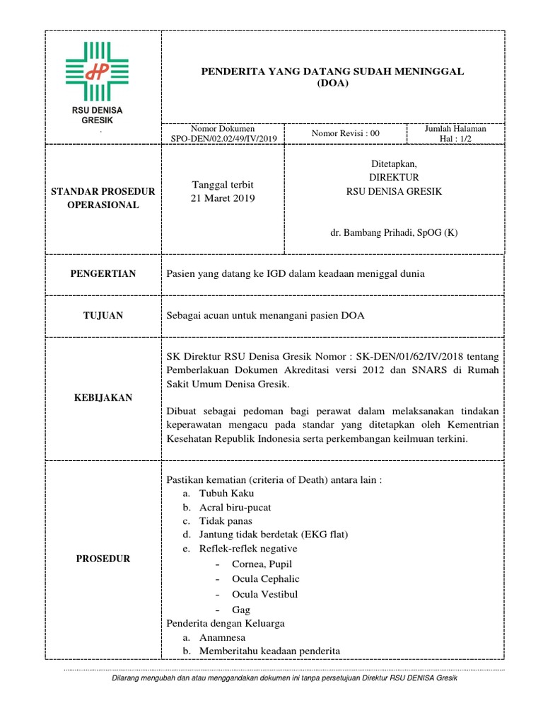 Sop Doa | PDF