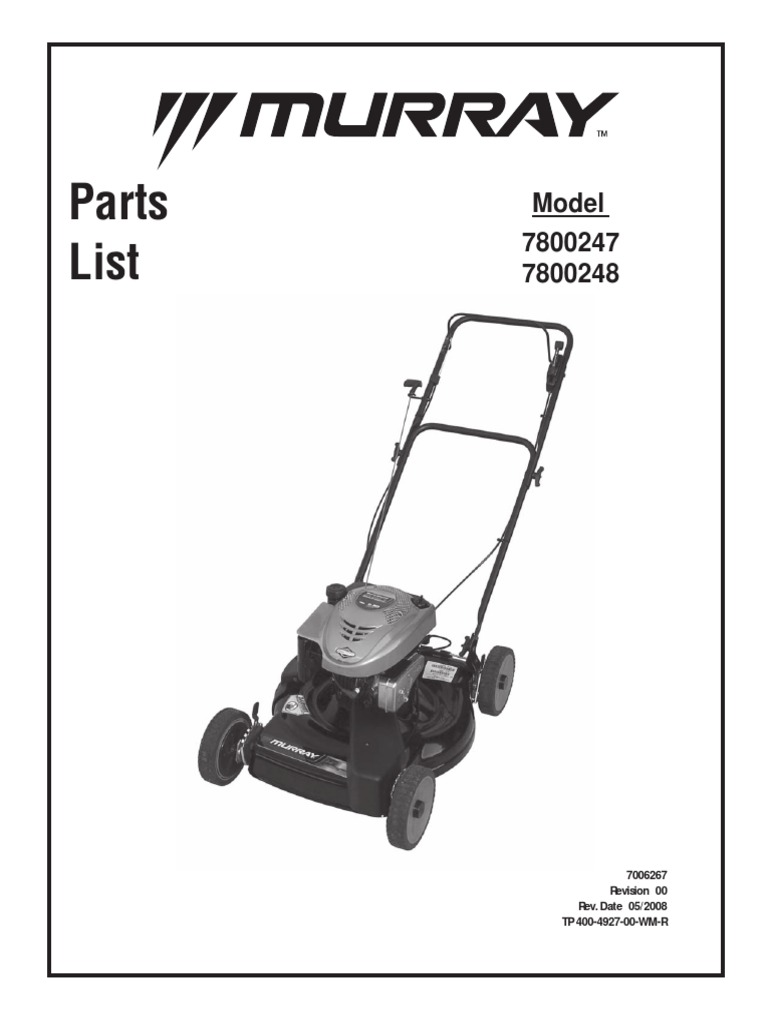 Murray Emp2265 (7800247-8) | PDF | Nut (Hardware) | Screw
