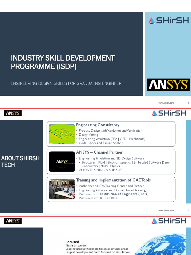 Industrial Skills Development Program (ISDP) Overview | PDF | Computer ...