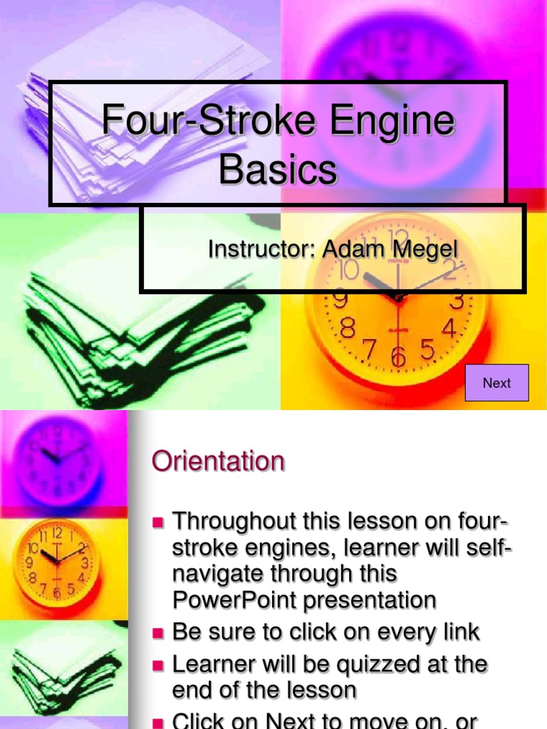 Understanding the Basics of Four-Stroke Engines | PDF | Internal ...