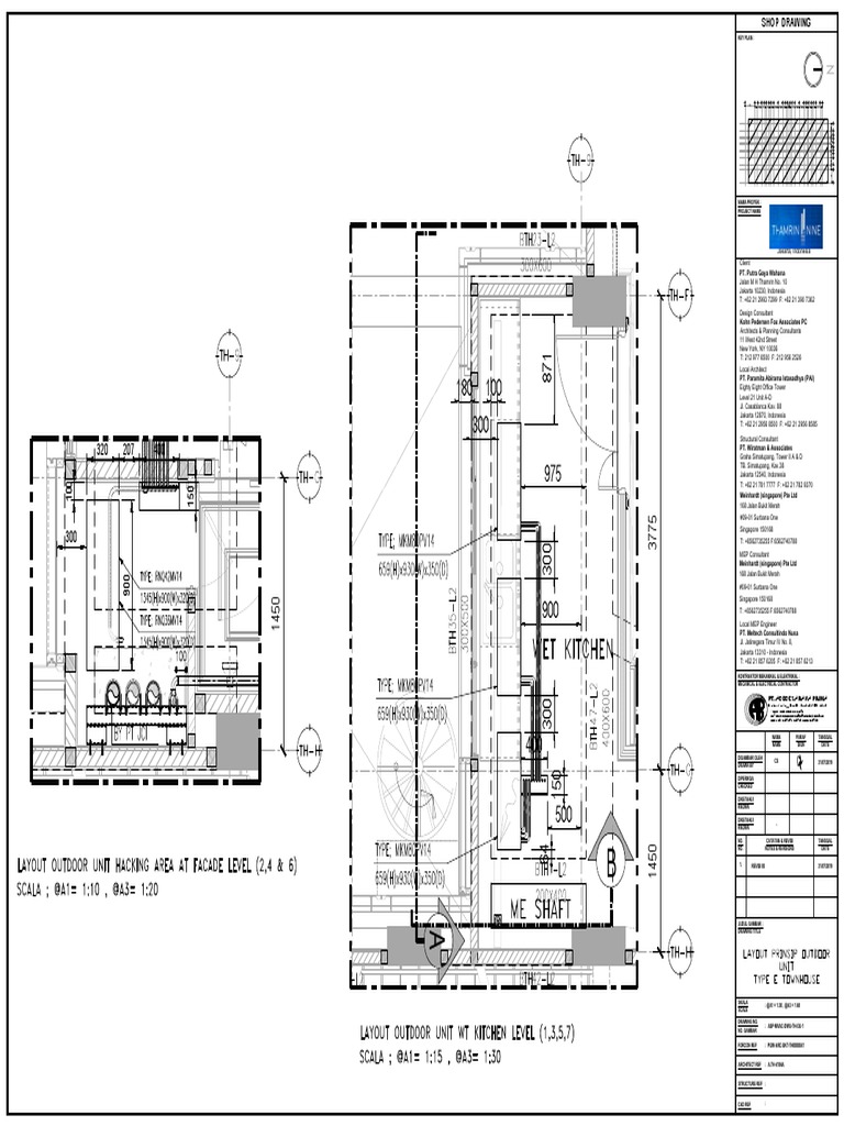 ASP-mvac-dwg-th-ou-1 - Layout Prinsip Outdoor Unit Type e Townhouse ...