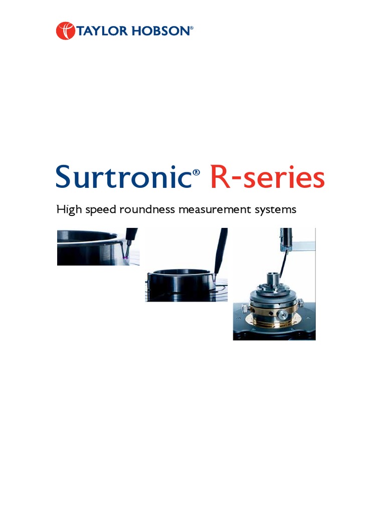 Surtronic: R-Series | PDF | Bearing (Mechanical) | Formula One