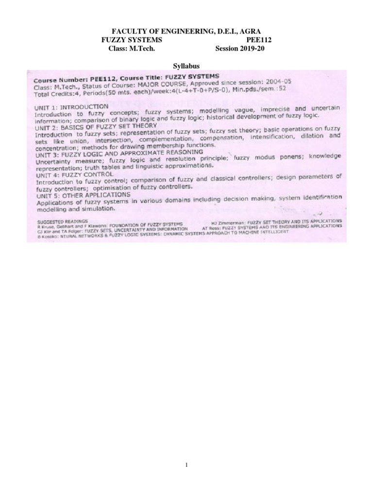 Fuzzy | PDF | Fuzzy Logic | Control System
