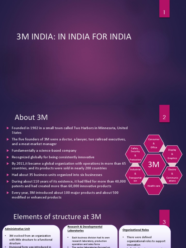 3M India: in India For India | PDF | Innovation | Research And Development
