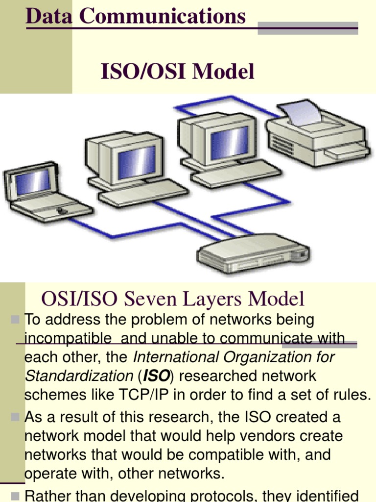 Lecture OSI Model | PDF | Osi Model | Computer Network