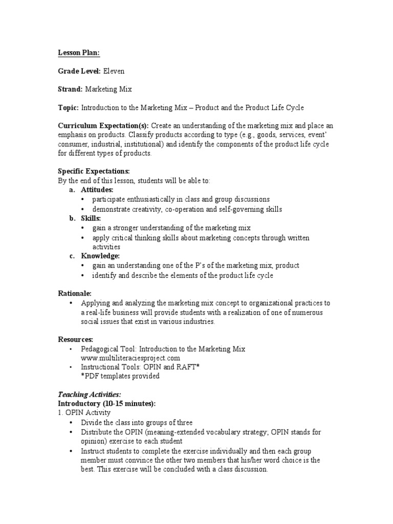 Mix Marketing | PDF | Pricing | Retail