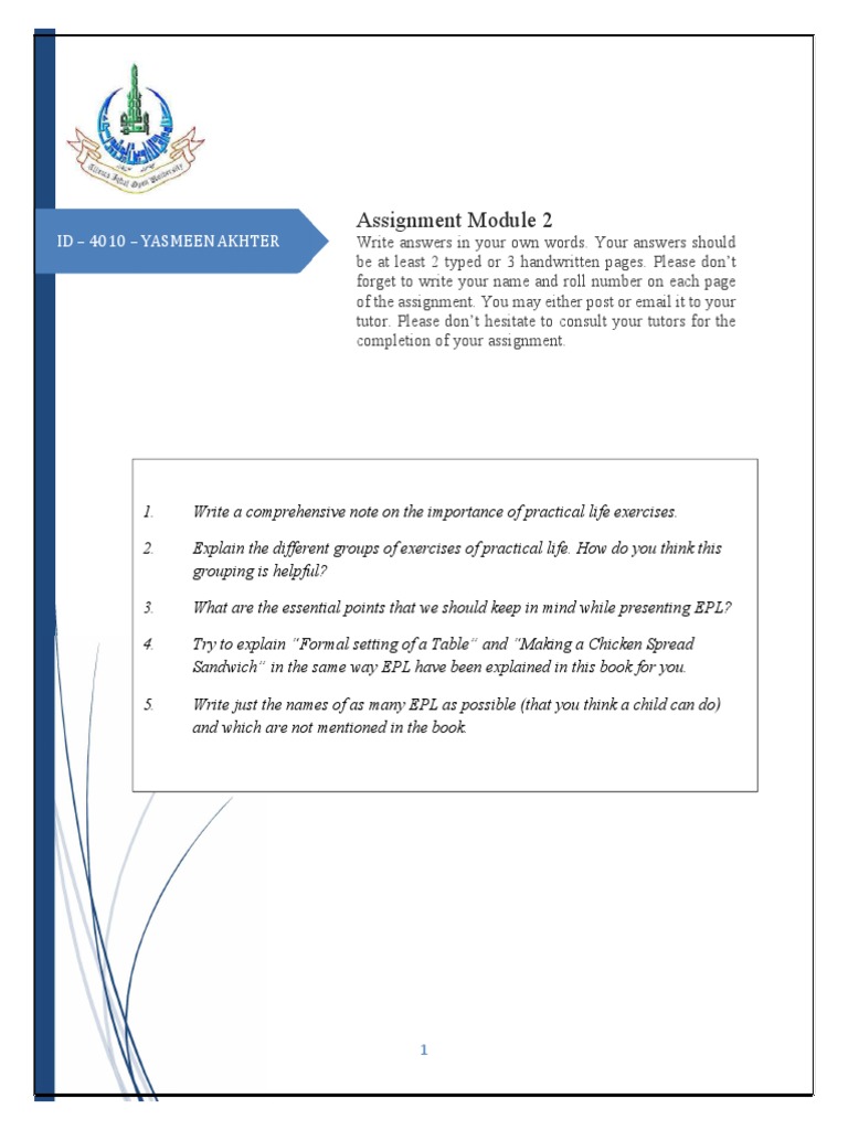 Assignment 2 Pdf Finger Salad