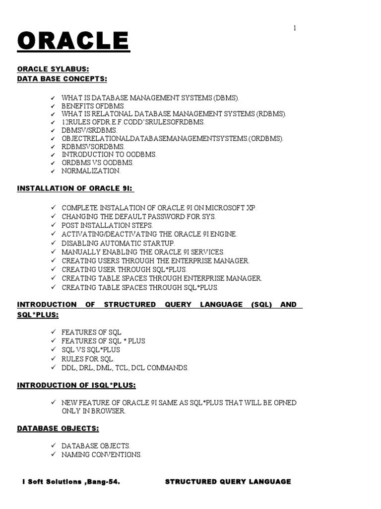 Oracle Query | PDF | Pl/Sql | Oracle Database