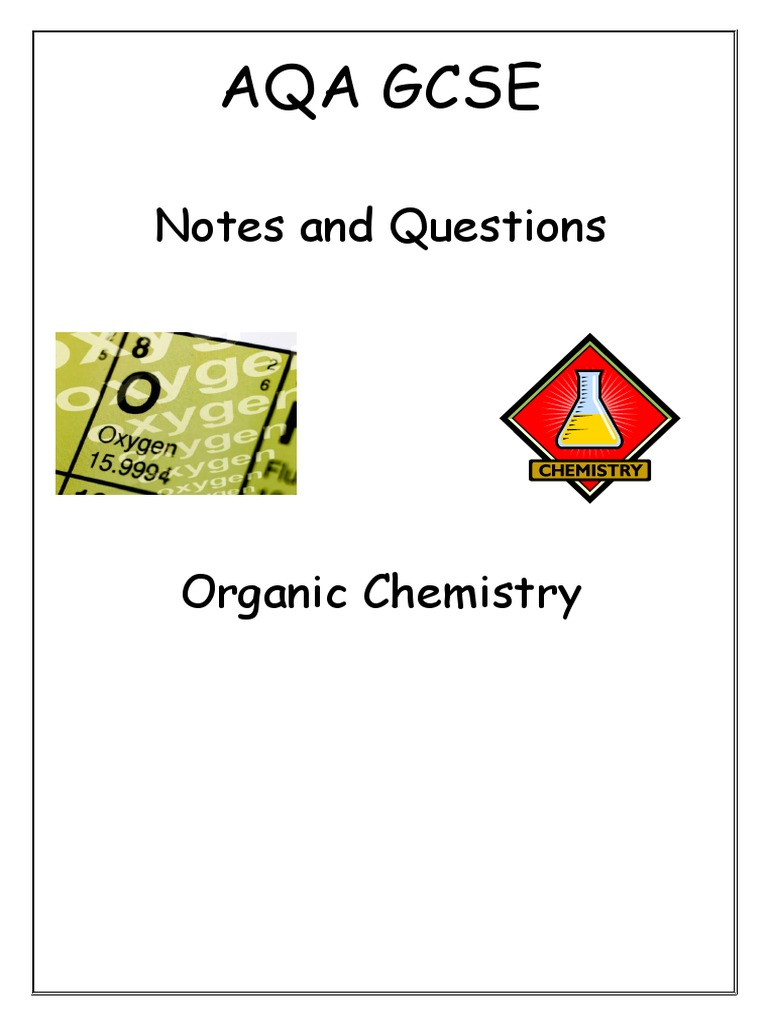 Notes and Questions: Aqa Gcse | PDF | Hydrocarbons | Cracking (Chemistry)